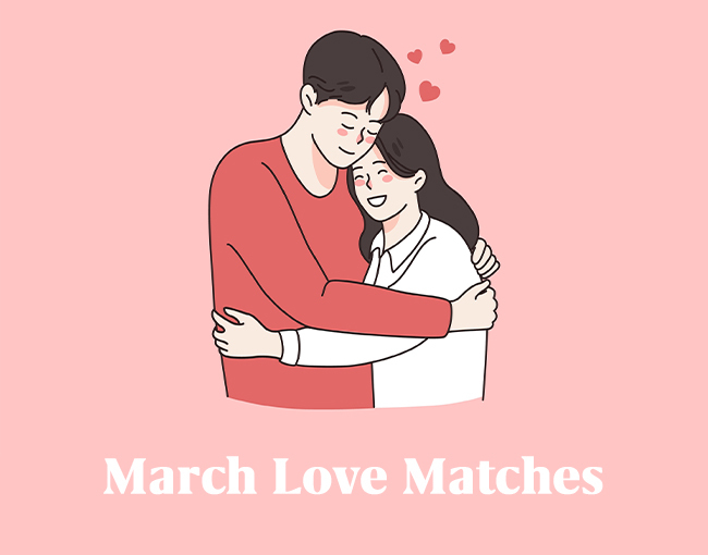 Love Matches for March | Mysticsense